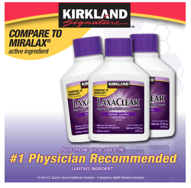 Kirkland Signature™ LaxaClear™, 1530 Grams - International Health Group